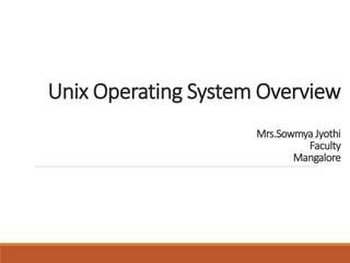Unix Operating System Screenshots