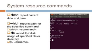 Unix operating system commands | PPT