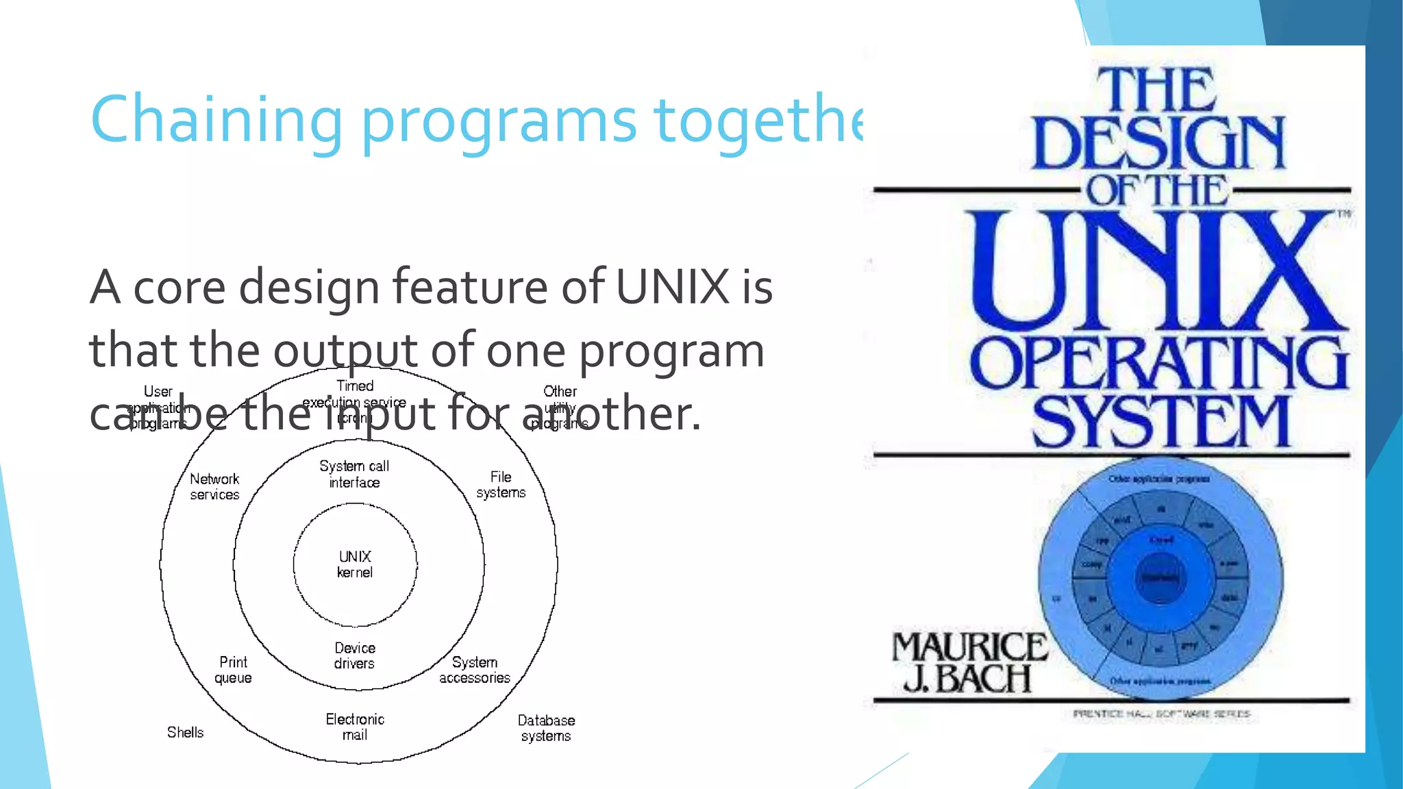 Unix philosophy and principles | PPTX