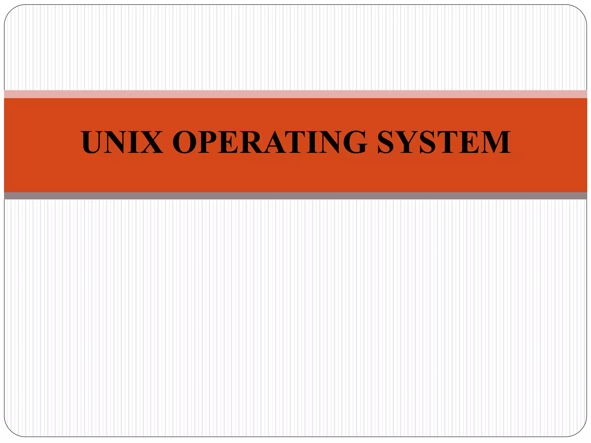 Unix Ppt Pptx Operating Systems Computer Software And Applications