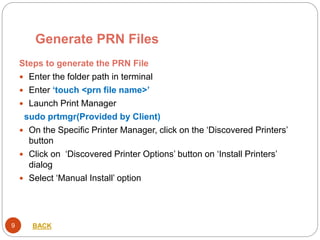 Unix printer driver_2ndfeb2017_final | PPT