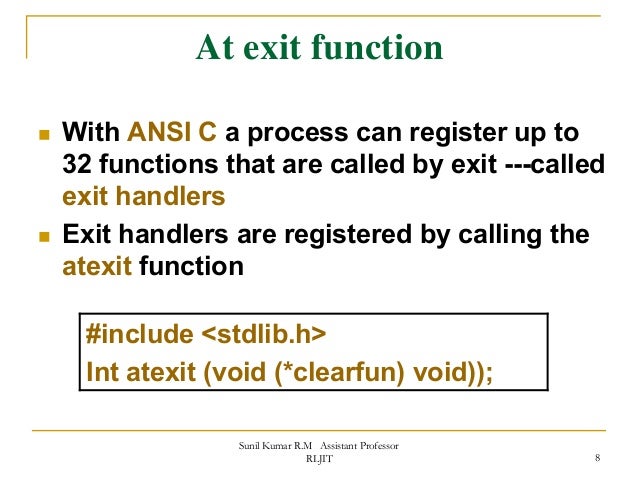Unix Processes