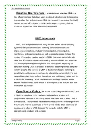 Unix seminar | DOCX