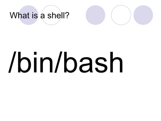 Unix Shell Scripting Basics | PPT