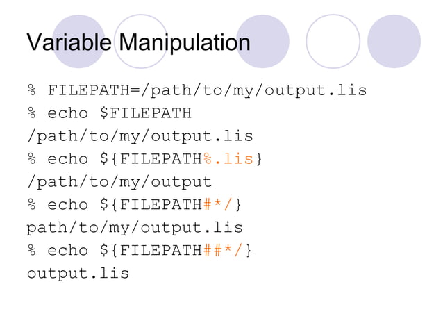 Unix Shell Scripting Basics | PPT