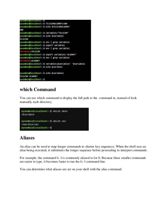Unix Bash Shell Scripting Example Tutorial