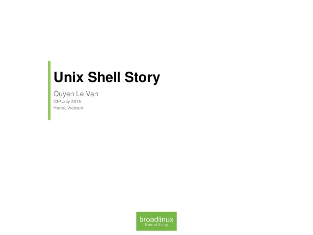 Unix Shell Scripting Automation Examples Unix Shell Scripting Automation Examples