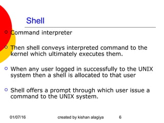 Unix structure organization | PPT