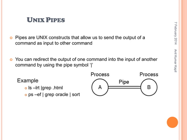 Unix training session 3 | PPT