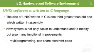 Summarized of UNIX Time Sharing System | PDF
