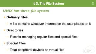 Summarized of UNIX Time Sharing System | PDF