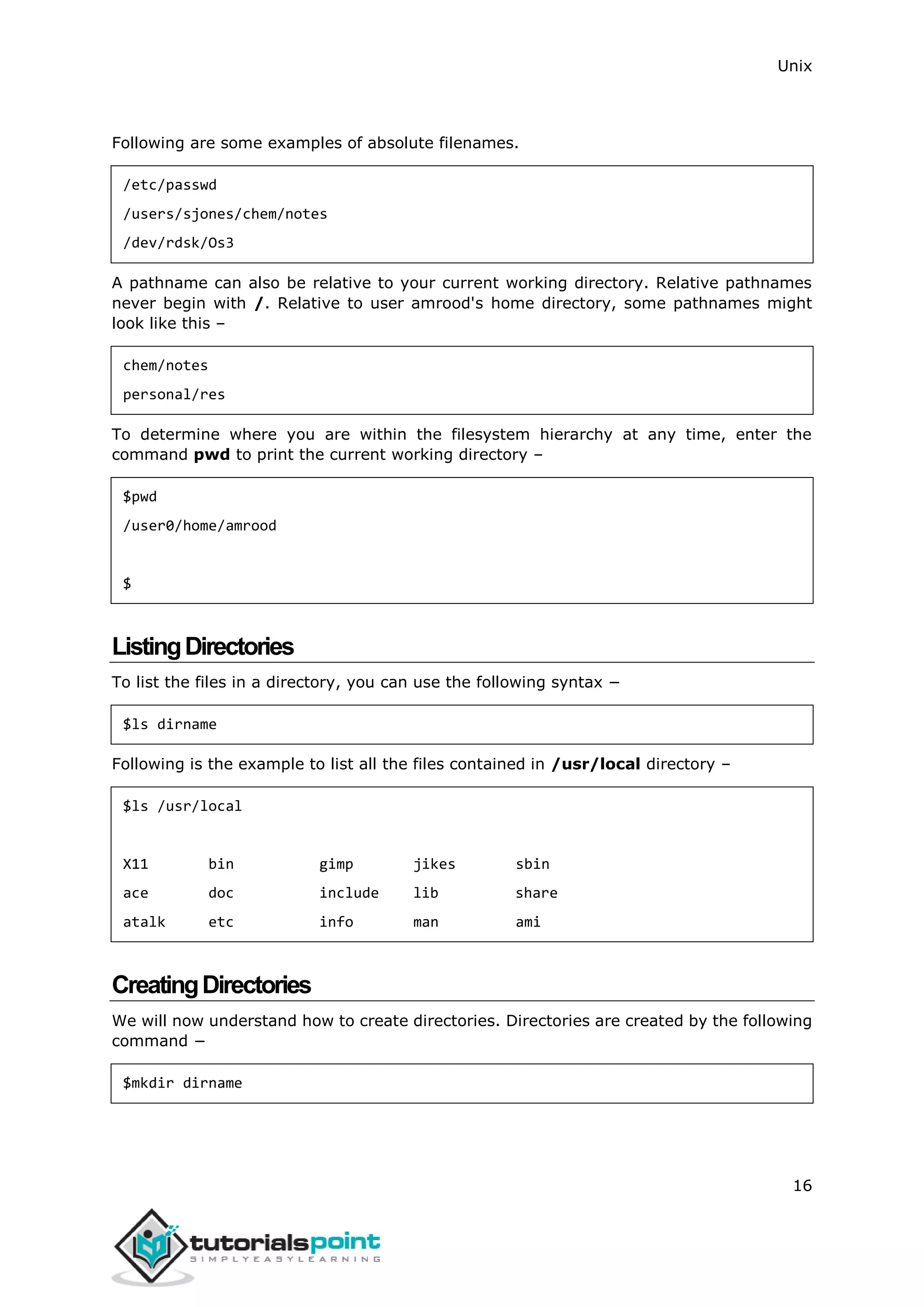 Unix Tutorial Pdf Operating Systems Computer Software And Applications