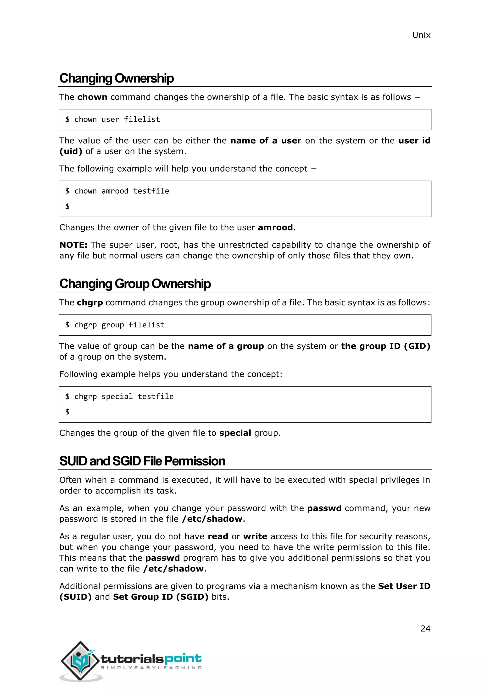 Unix tutorial | PDF | Operating Systems | Computer Software and Applications