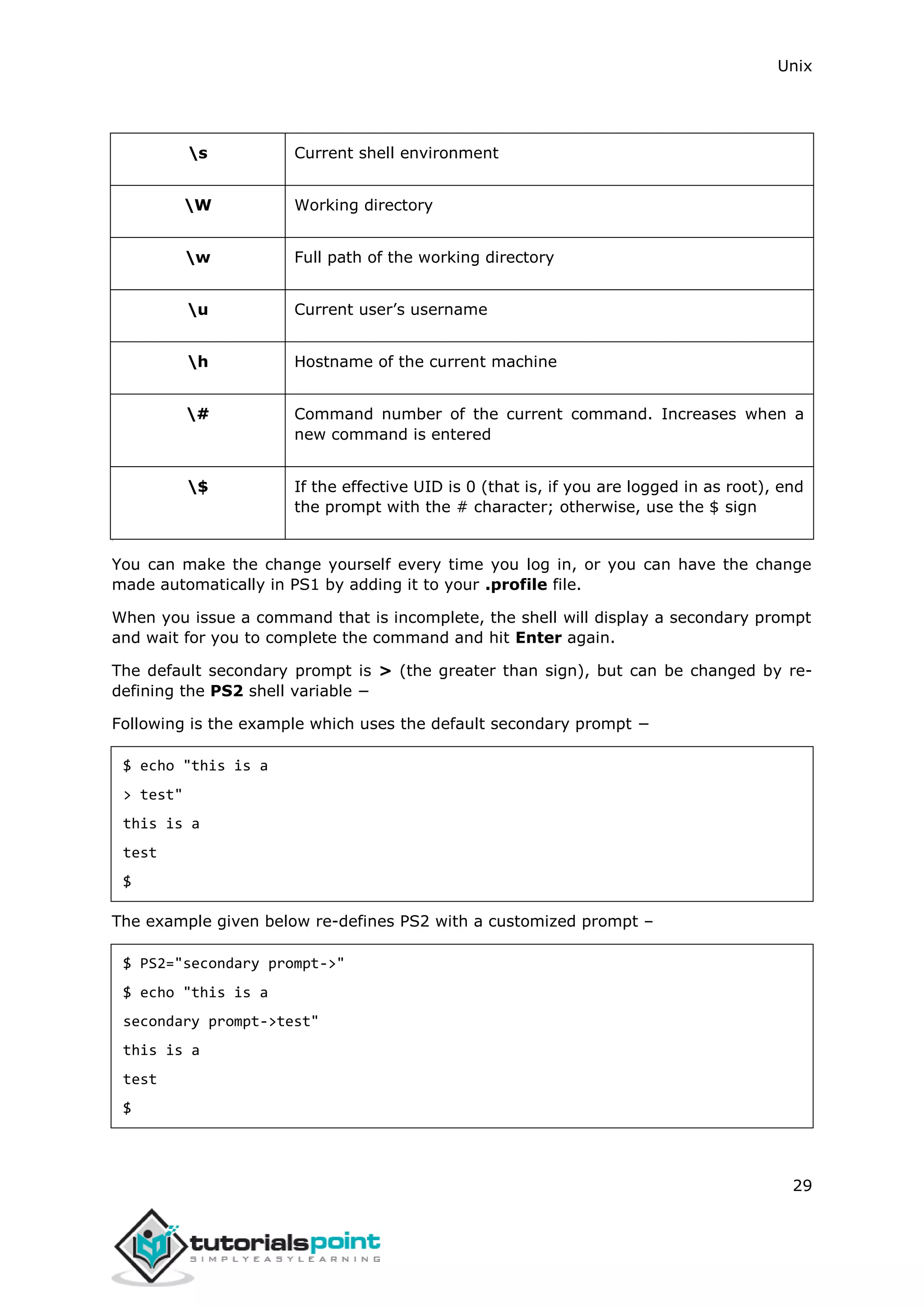 Unix tutorial | PDF | Operating Systems | Computer Software and Applications