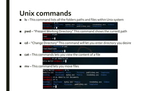 Unix tutorial for beginners | PPT
