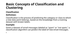 Classification and Cluster 2BCasic Concepts | PPT