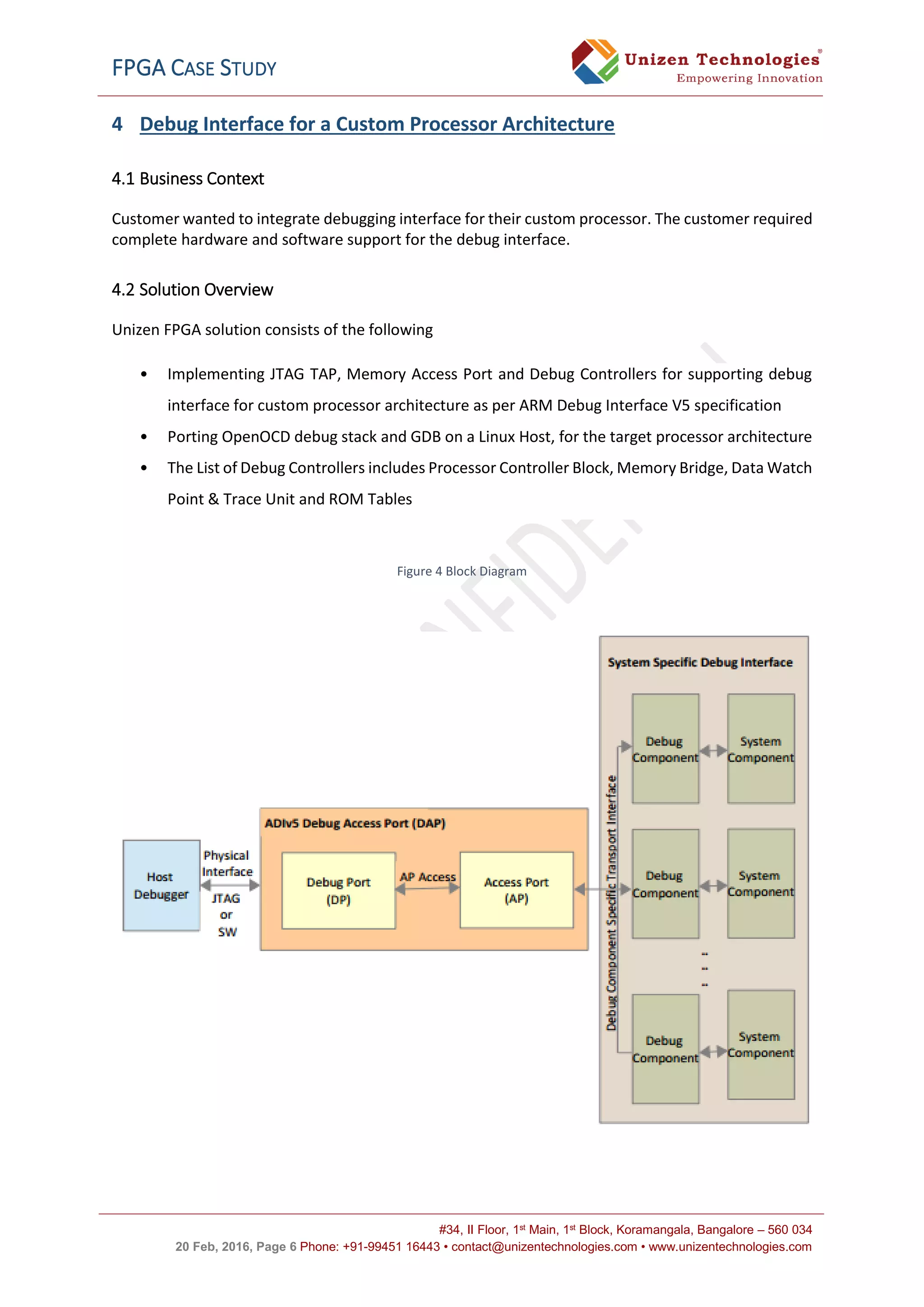 Unizen fpga case_study | PDF