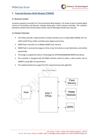 Unizen fpga case_study | PDF
