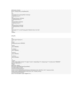 Un juego creado en php | DOCX