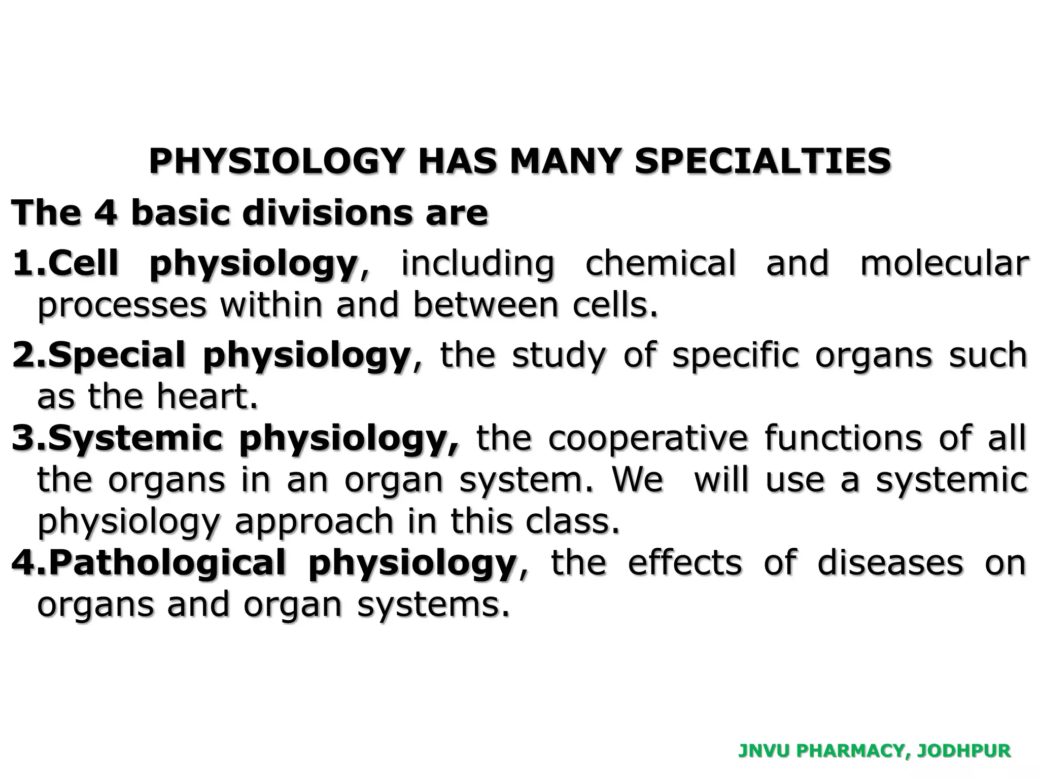 INTRODUCTION AND SCOPE OF ANATOMY AND PHYSIOLOGY | PPTX