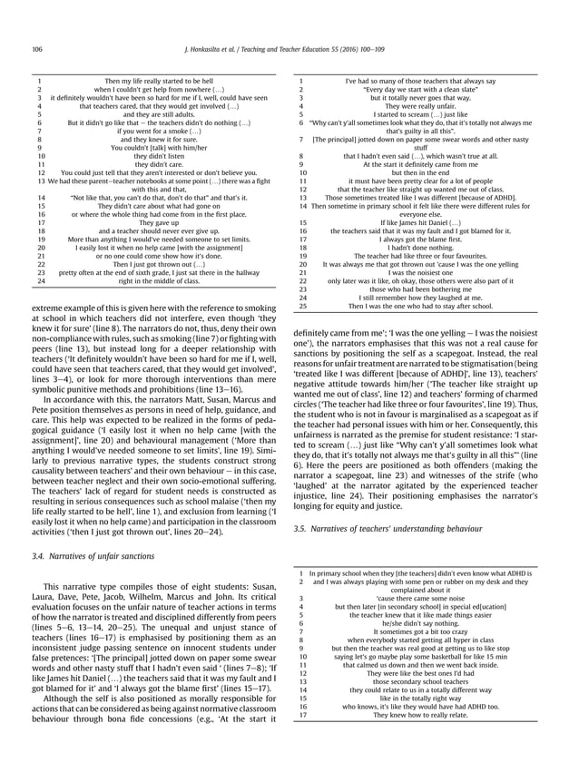 The teacher almost made me cry narrative analysis of teachers | PDF