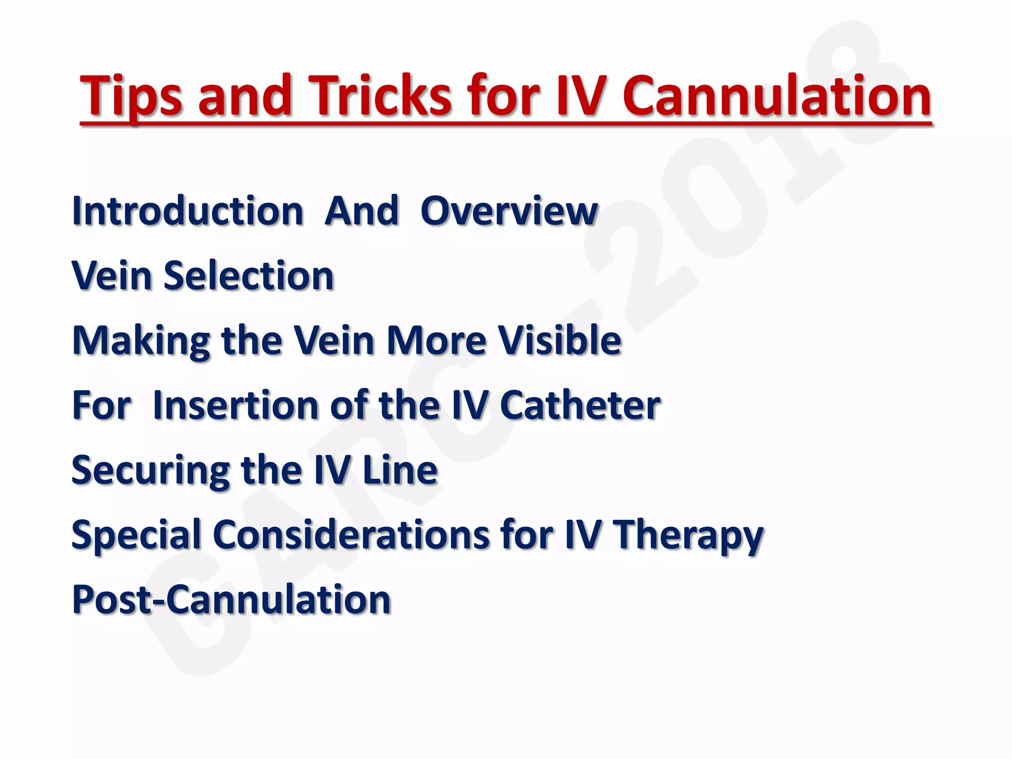 Unknown facts about iv cannulation | PPTX
