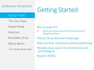 Unknown Inventors | PPTX