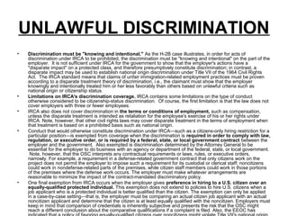 Unlawful discrimination | PPT