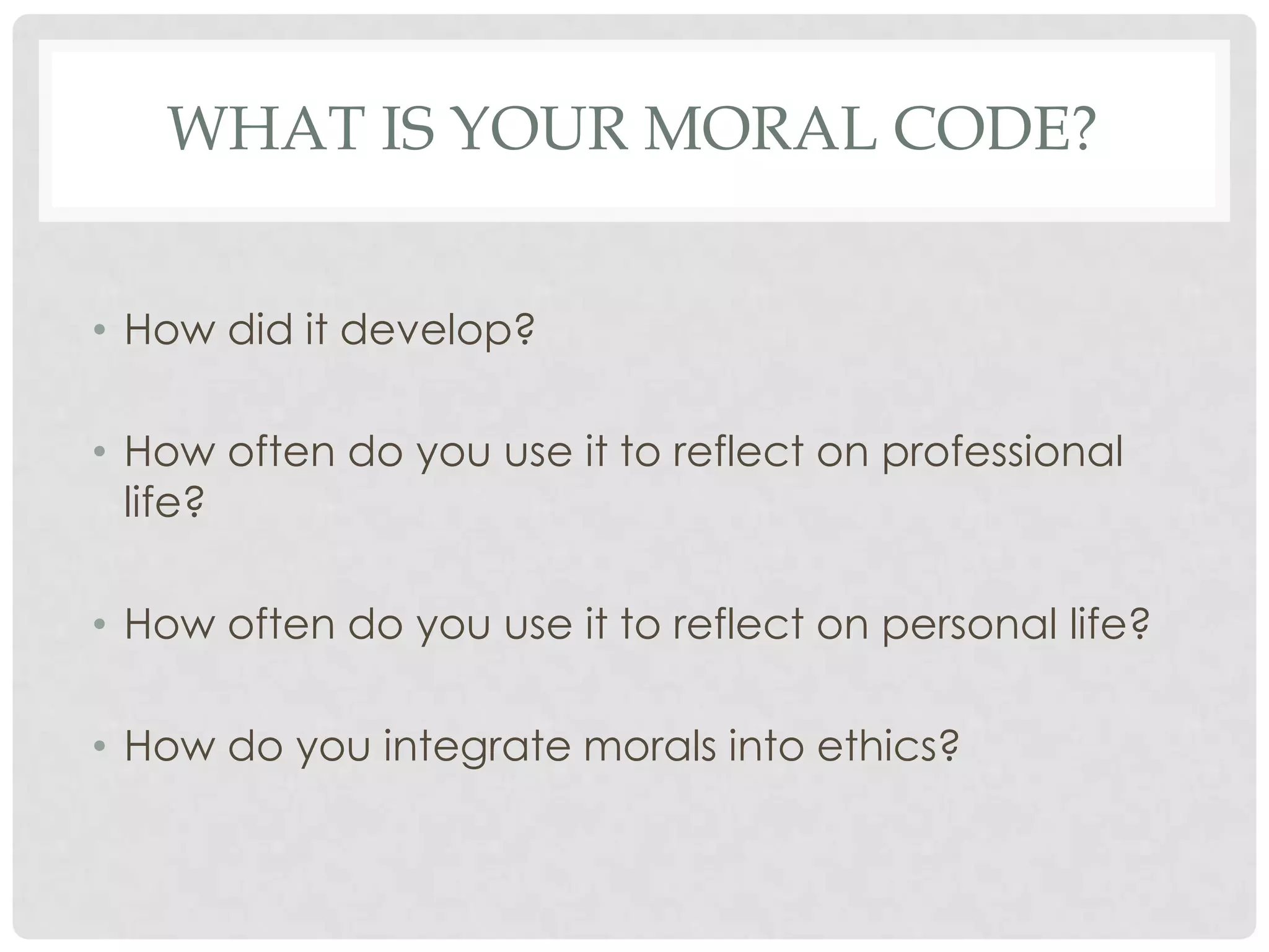 Unlearning Ethics: Ethical Memes and Moral Development | PPTX