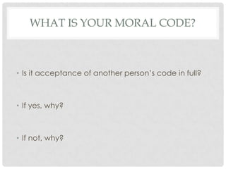 Unlearning Ethics: Ethical Memes and Moral Development | PPTX