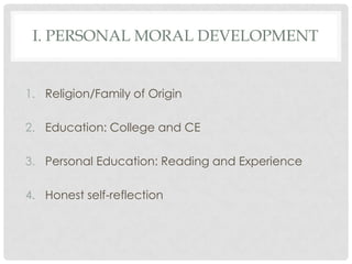 Unlearning Ethics: Ethical Memes and Moral Development | PPTX