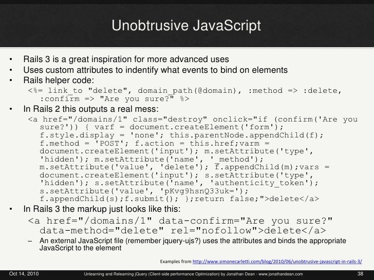 Unlearning and Relearning jQuery - Client-side Performance Optimizati…