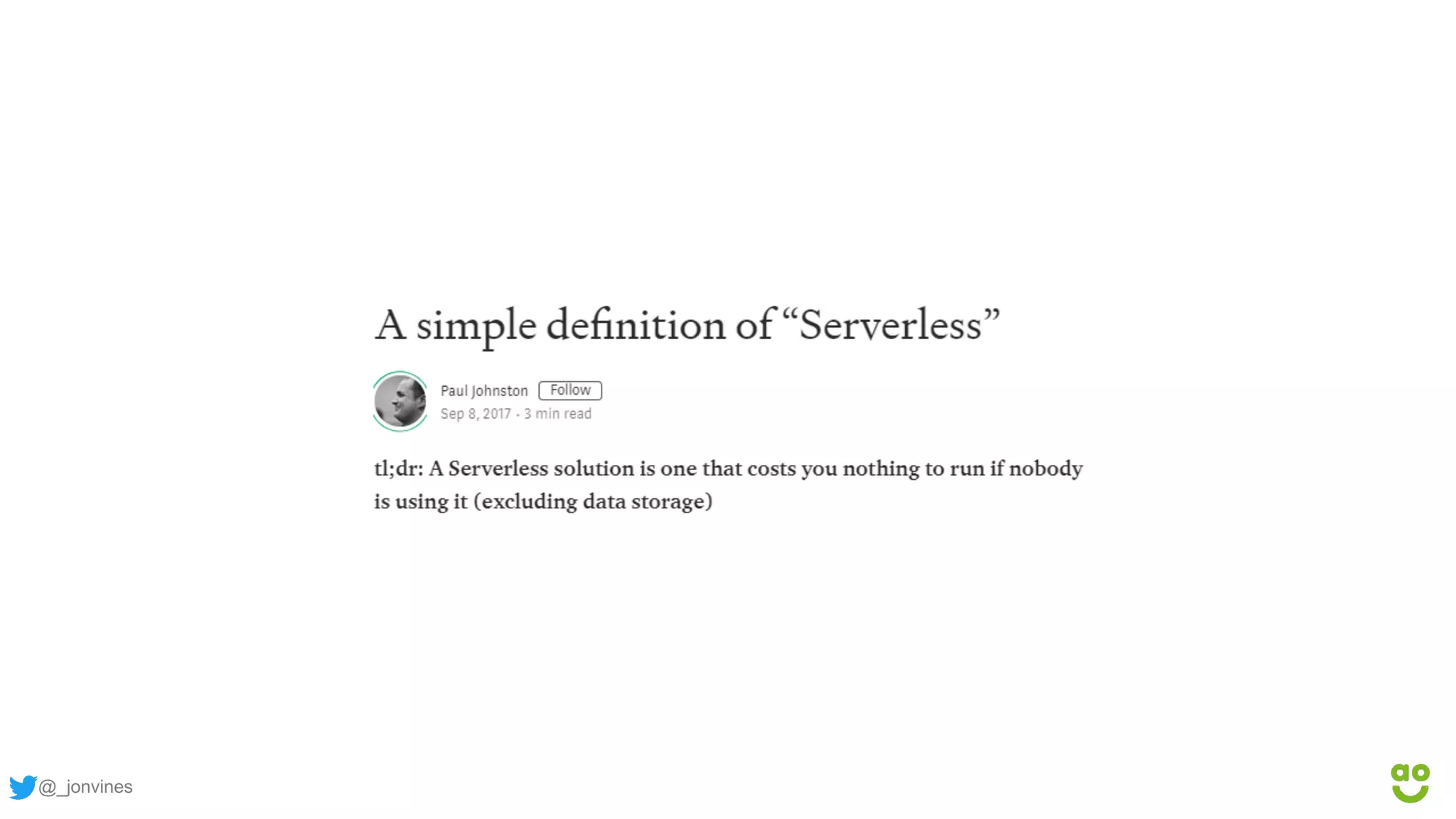 Unleash DevOps with Serverless | PPT