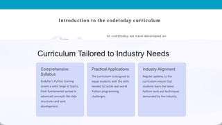 Unleashing Potential with Kodyfier: Top-Notch Python Training in Pune | PPT