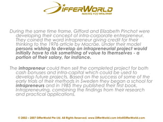 Unleashing The Spirit Of Intrapreneurship | PPT