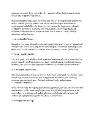 Unleashing Competitive Excellence: Strategies for Thriving in Today's ...