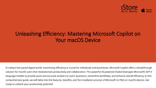 Unleashing Efficiency: Mastering Microsoft Copilot on Your macOS Device ...