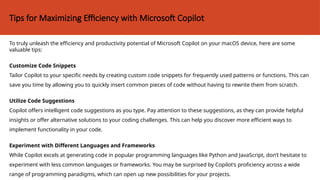 Unleashing Efficiency: Mastering Microsoft Copilot on Your macOS Device | PPTX