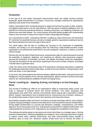 Unleashing Potential in the Age of Digital Transformation for Thriving ...