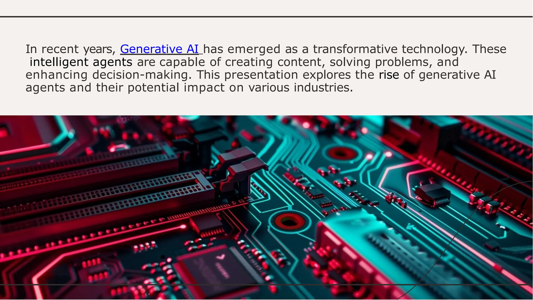 Unleashing Potential The Rise Of Generative AI Agents | PPT Unleashing Potential The Rise Of Generative AI Agents | PPT