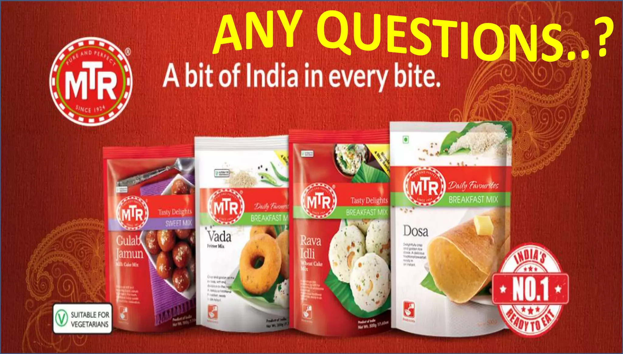 Unleashing the Flavorful Journey- Exploring the Success Story of MTR ...