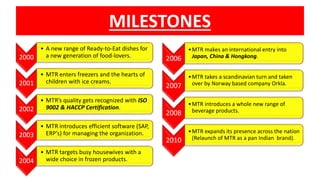 Unleashing the Flavorful Journey- Exploring the Success Story of MTR ...