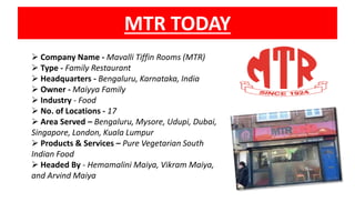 Unleashing the Flavorful Journey- Exploring the Success Story of MTR ...