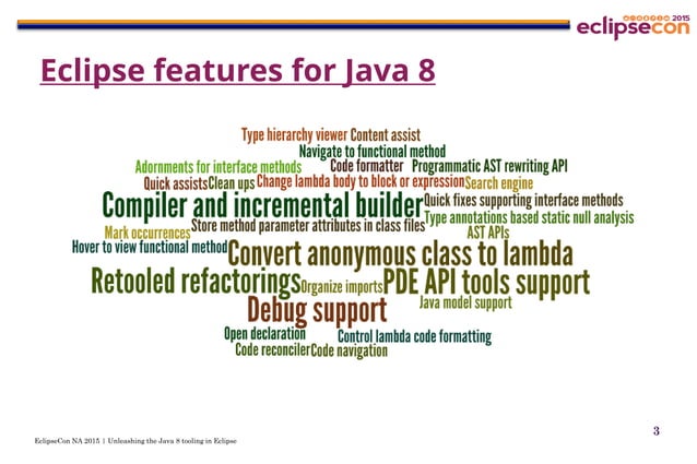 Eclipse Day India 2015 Unleashing The Java 8 Tooling In Eclipse Ppt