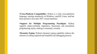 Unleashing the Potential: Navigating the Versatility and Simplicity of Python Development | PPT ...
