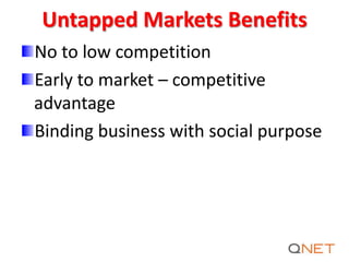 Unleashing the potential of untapped markets | PPT