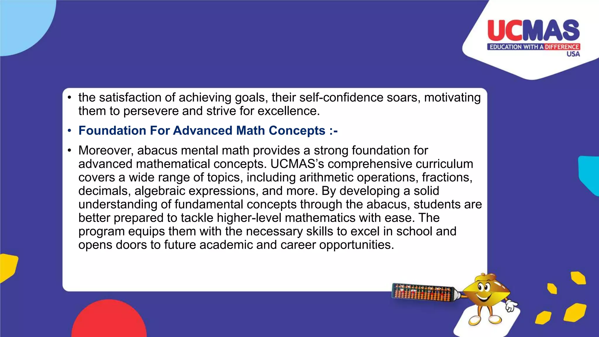 Unleashing the Power of Abacus Mental Math with UCMAS | PPTX