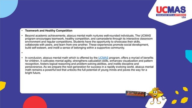 Unleashing the Power of Abacus Mental Math with UCMAS | PPTX | Games ...