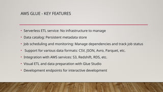 Unleashing the Power of Data Analytics with AWS Glue and Data Lakes.pptx | Databases | Computer ...