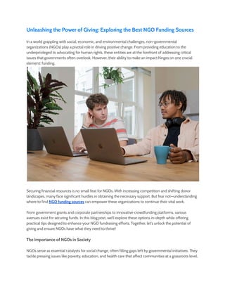 Unleashing the Power of Giving Exploring the Best NGO Funding Sources.pdf